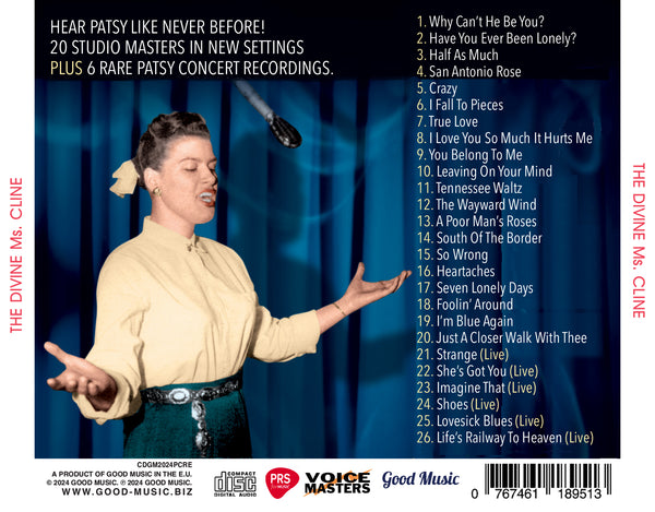 THE DIVINE MS. PATSY CLINE (CD) – Good Music Store